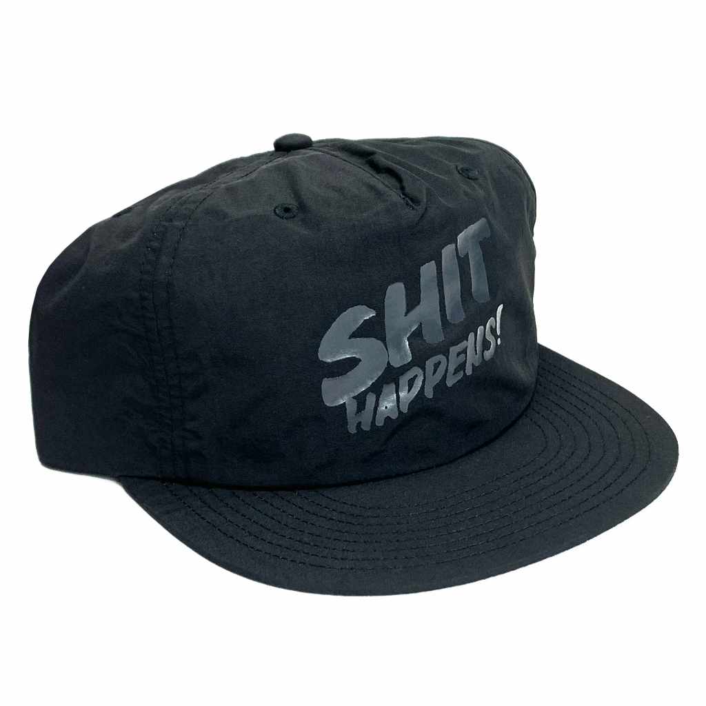 Cult Sh*t Happens Cap - Black | Cult BMX | Backyard BMX