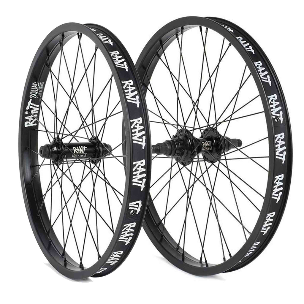 Rant Party On V2 Cassette RHD Wheels (Pair) | Backyard BMX