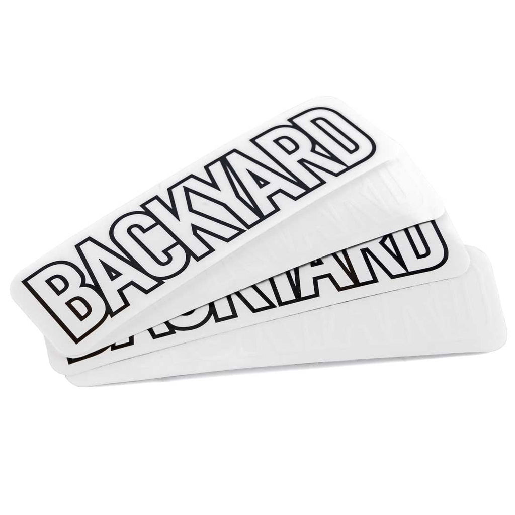 Backyard BMX Stickers 4 Pack perfect for your BMX bike