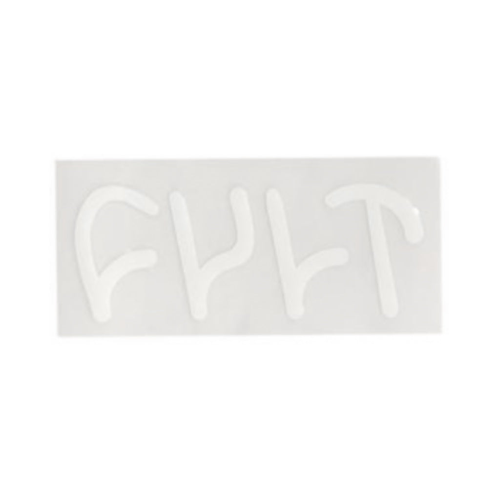 Cult BMX Stickers | White BMX sticker | Backyard BMX