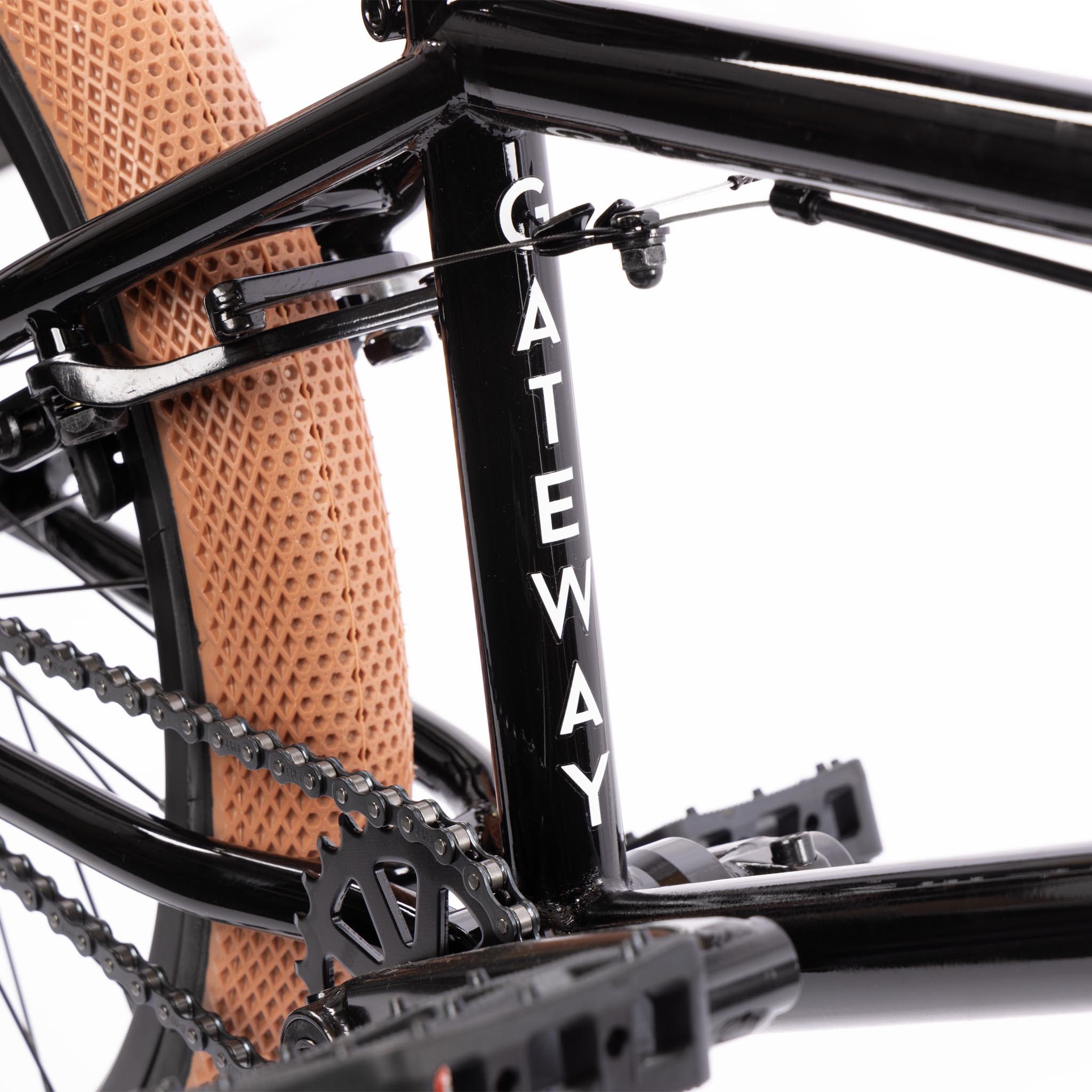 Cult 2024 Gateway BMX Bike Black With Gum Tyres | Cult
