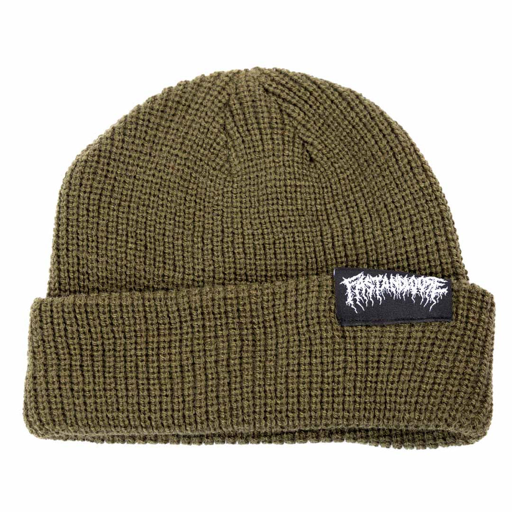 Fast And Loose Tag Beanie - Green | Backyard BMX Shop UK