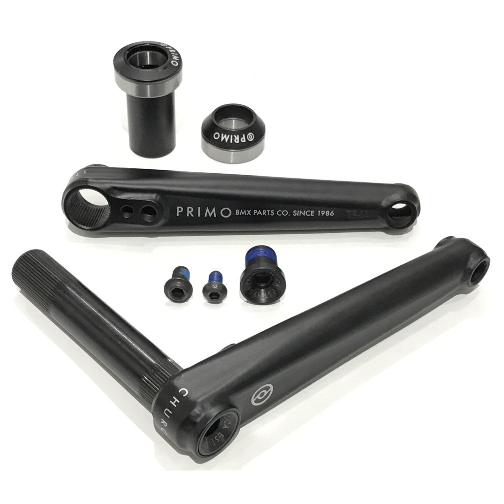 Primo Stevie Cranks Black | Primo BMX | Backyard BMX