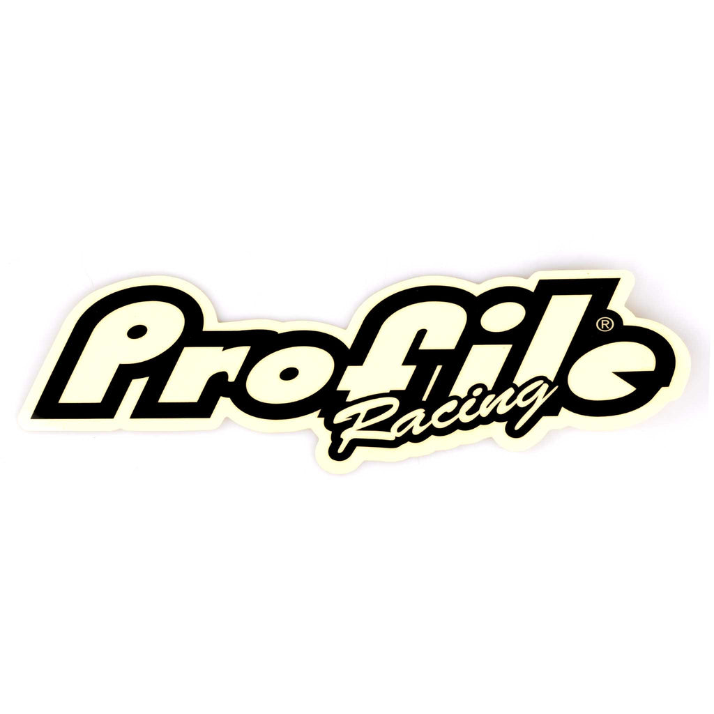 Profile Racing Large Logo Sticker Black | Backyard BMX