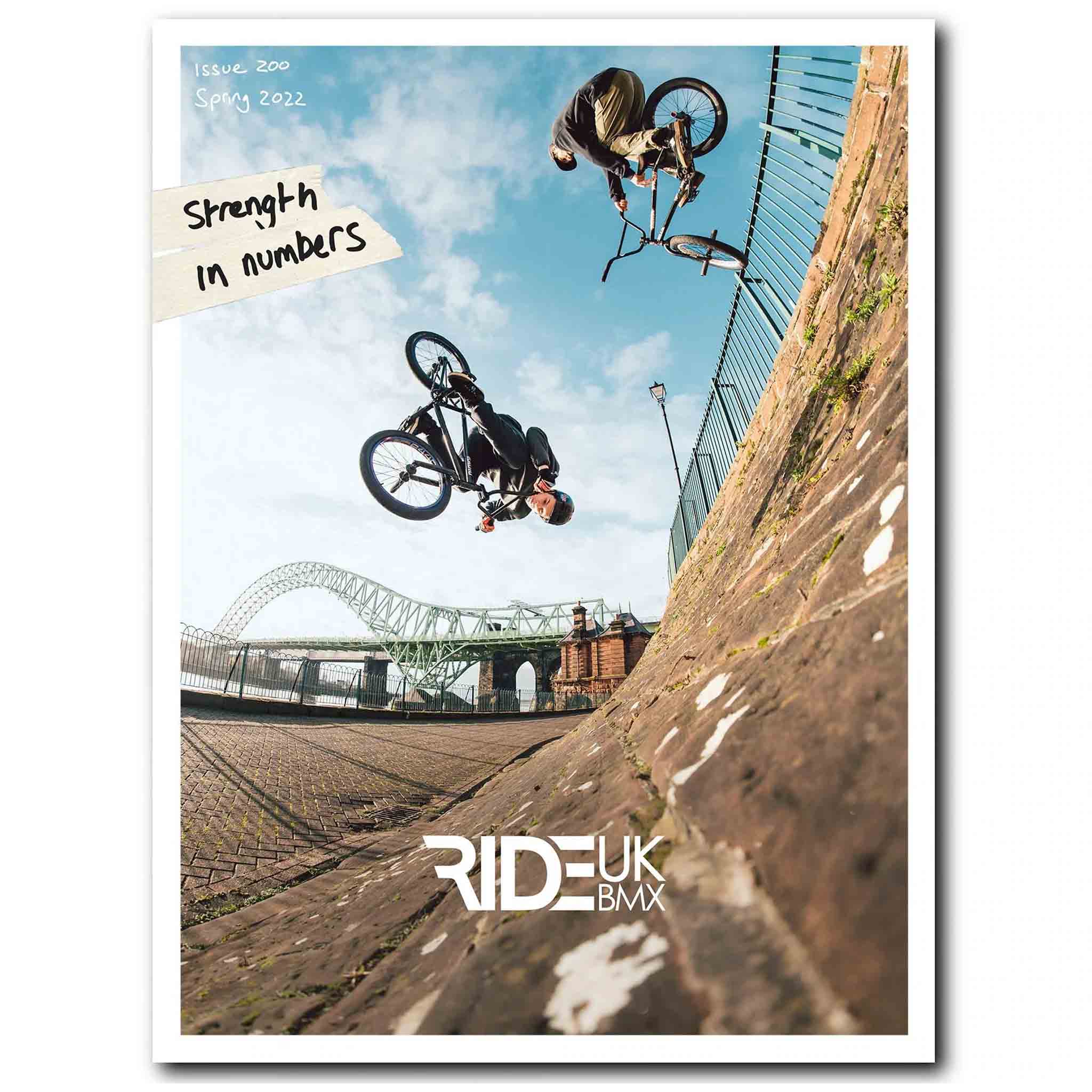 Ride UK BMX Issue 200 Magazine & Free Poster