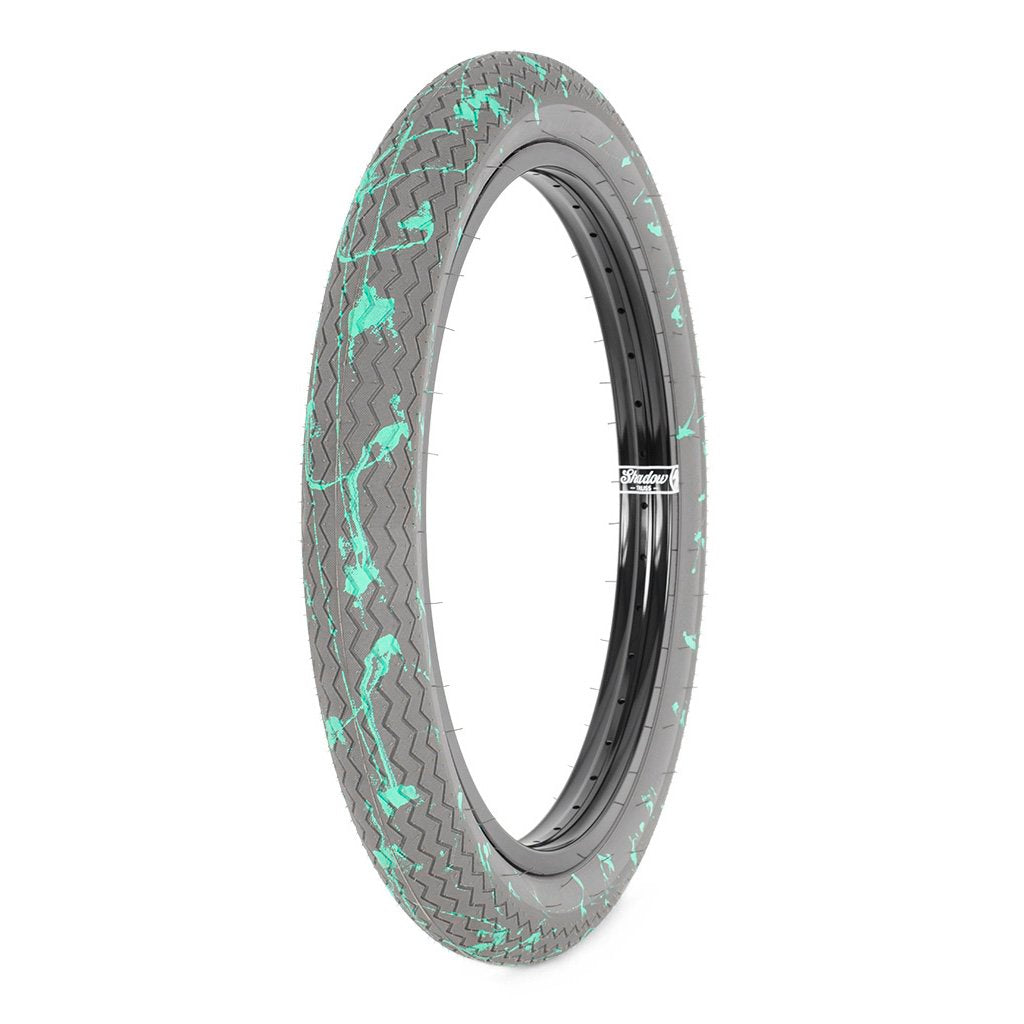 Subrosa Sawtooth 20" Tyre Black with Teal drip | Subrosa Bikes ...