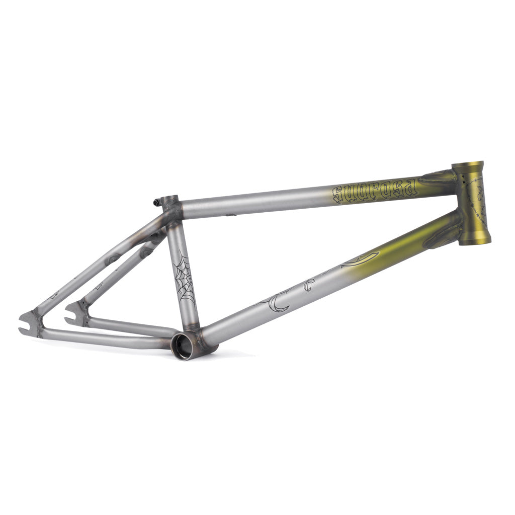 Subrosa Rose Frame - Trans Green Fade – Backyard BMX