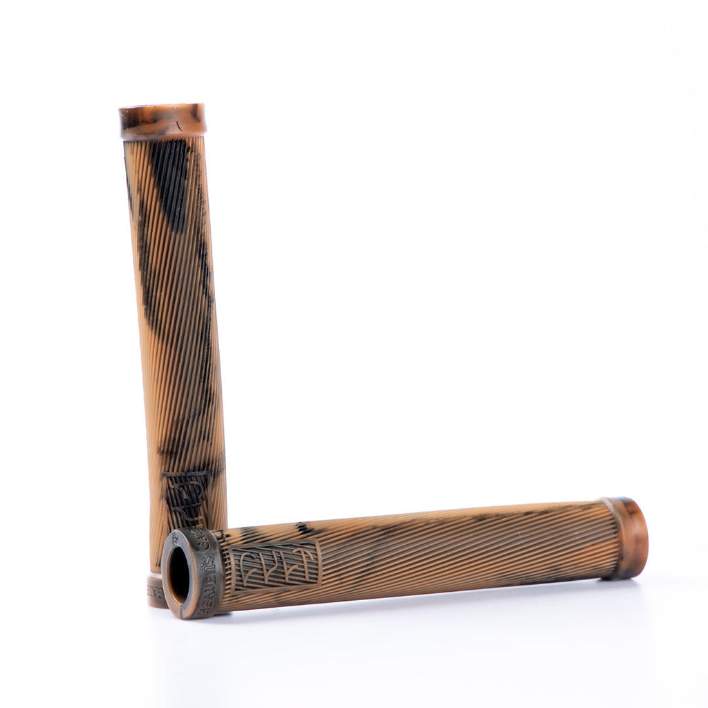 Cult Begin Flangeless Grips - Gum Swirl | Cult BMX | Backyard BMX