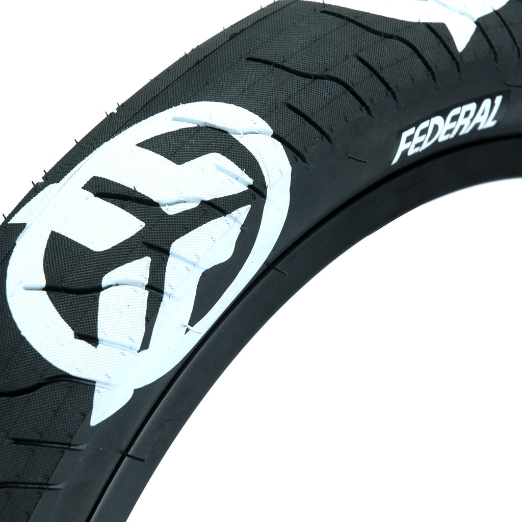 Federal 20" Command LP Tyre Black with white logos| Federal BMX ...