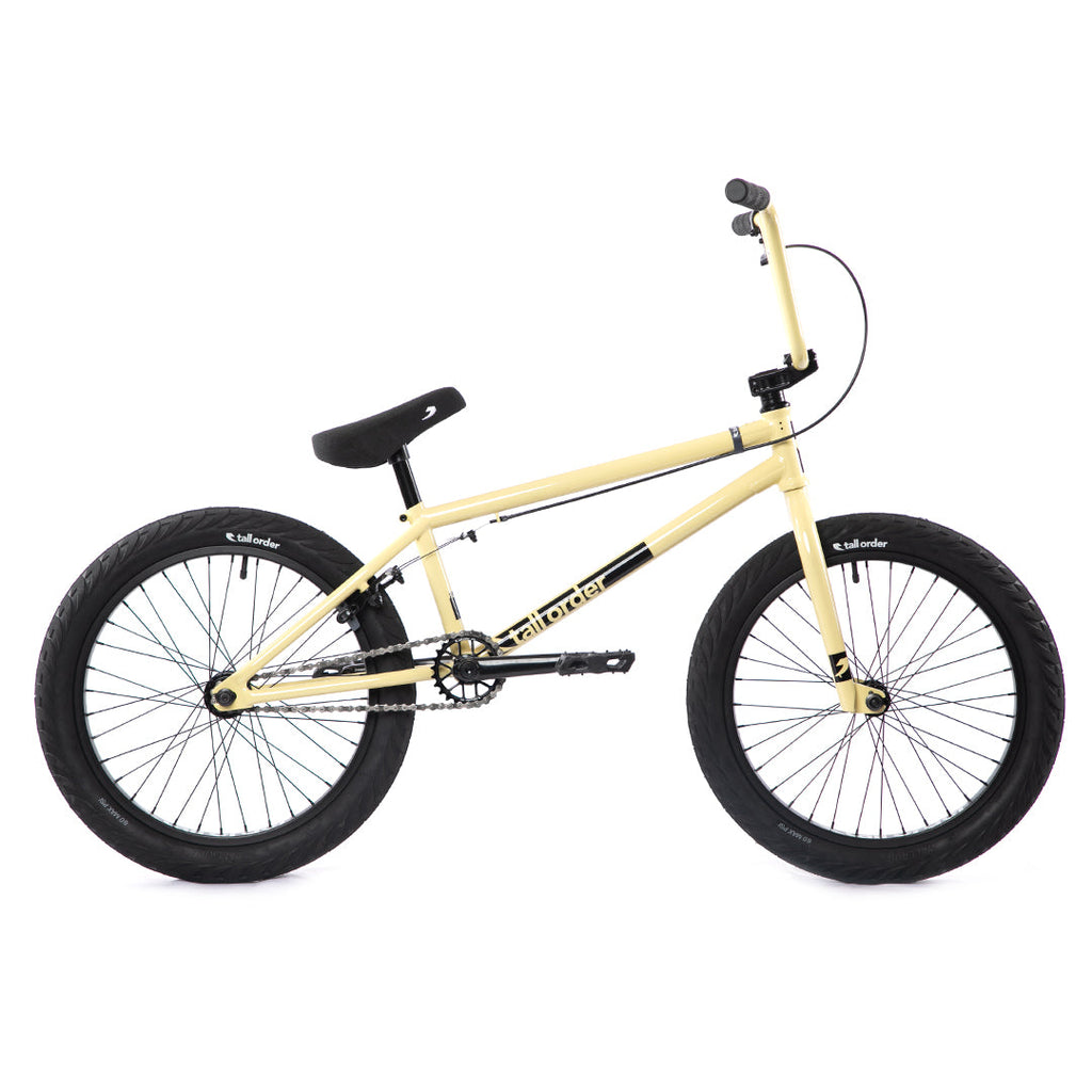 Tall Order Flair 20" BMX Bike Gloss - Tan Frame, Forks and Bars With B