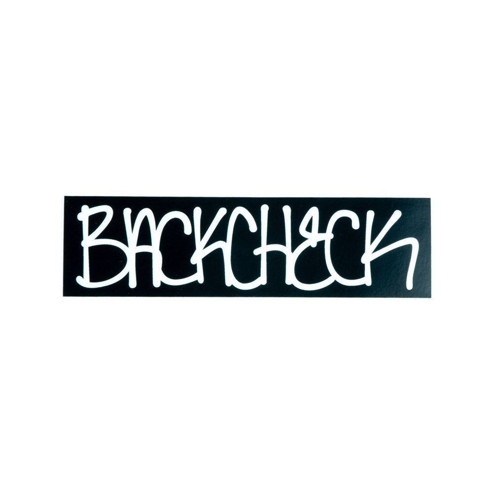 Backcheck Sticker - Black